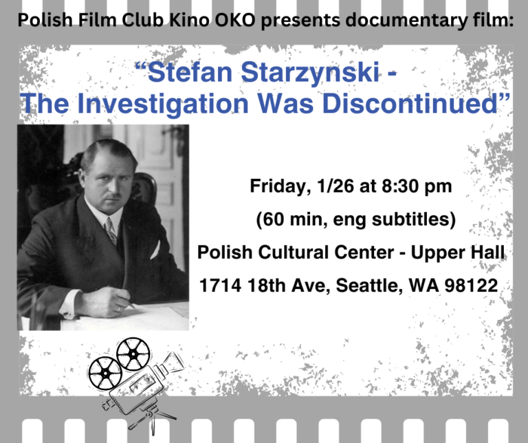 KINO OKO is showing: “Stefan Starzynski -The Investigation Was ...